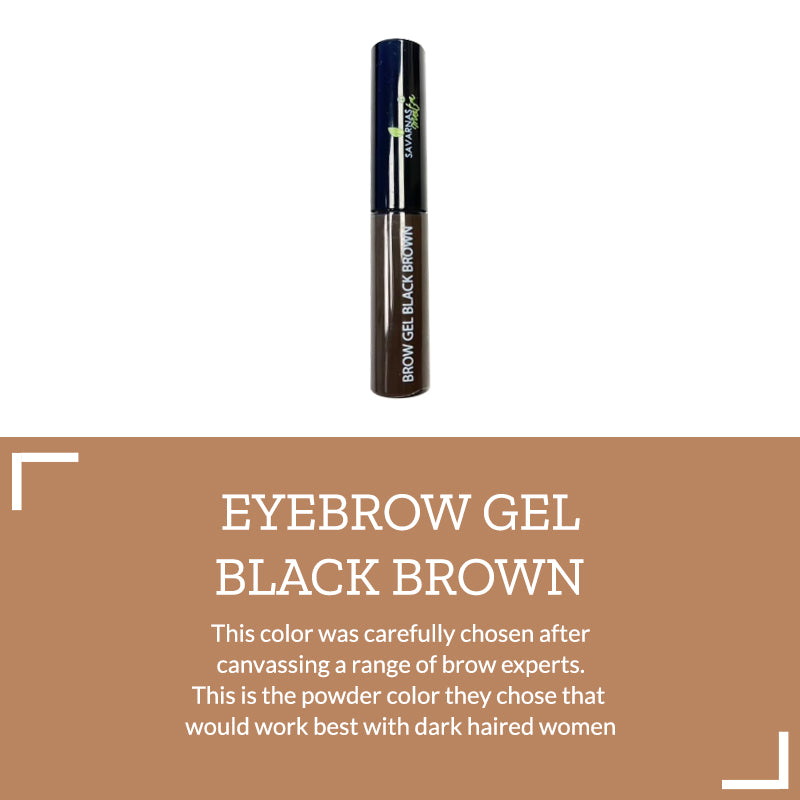 Eyebrow Gel Black Brown – SavarnasMantra